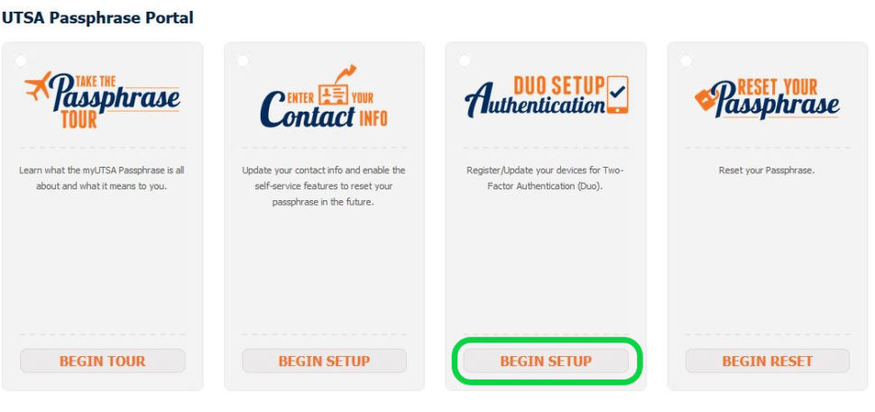 ASAP Two-Factor Authentication (DUO) - UTSA One Stop