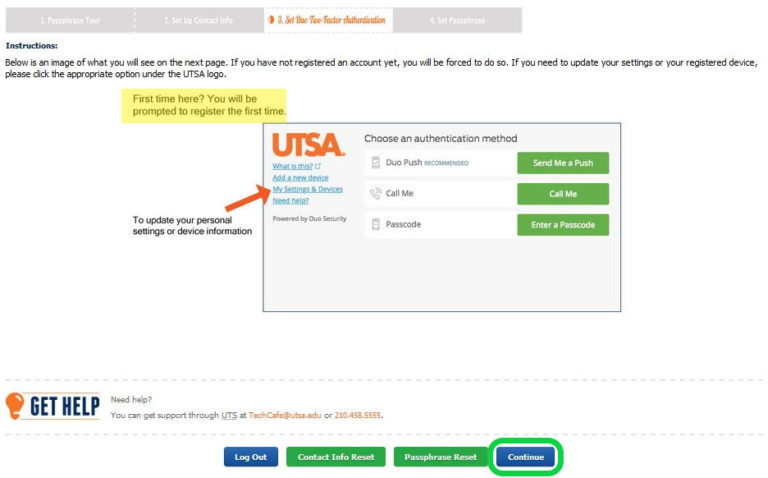 ASAP Two-Factor Authentication (DUO) - UTSA One Stop