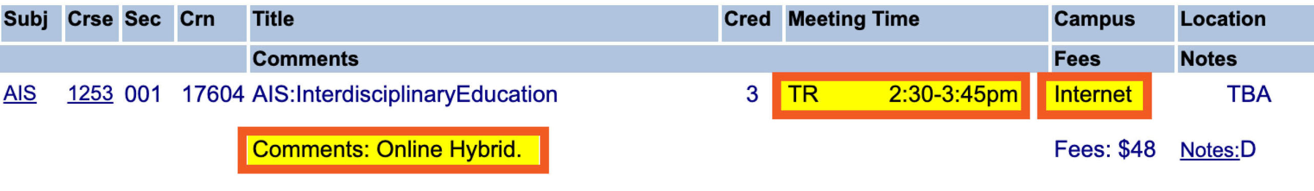 Class Modality – UTSA One Stop